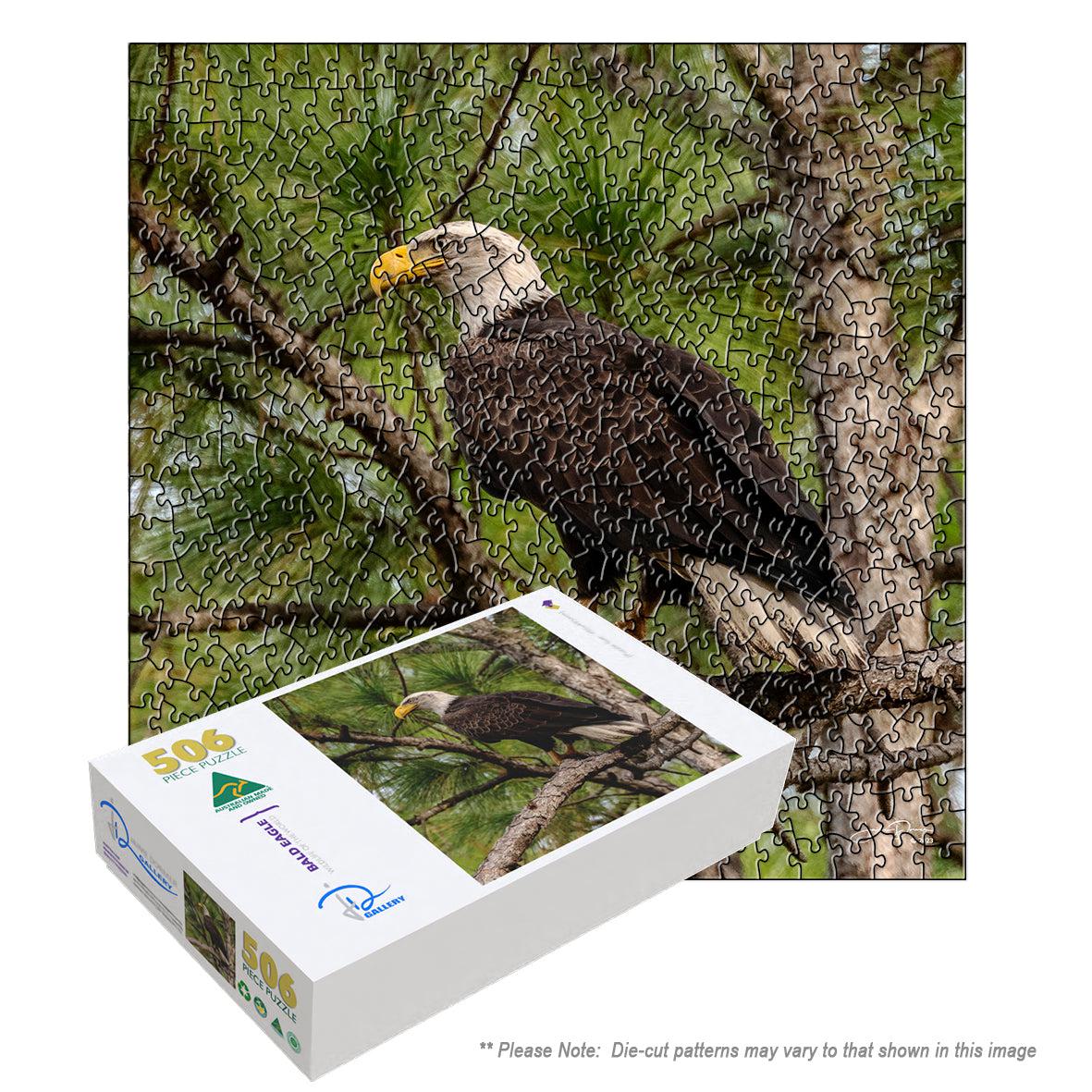 Wildlife - Bald Eagle (Square) - QPuzzles