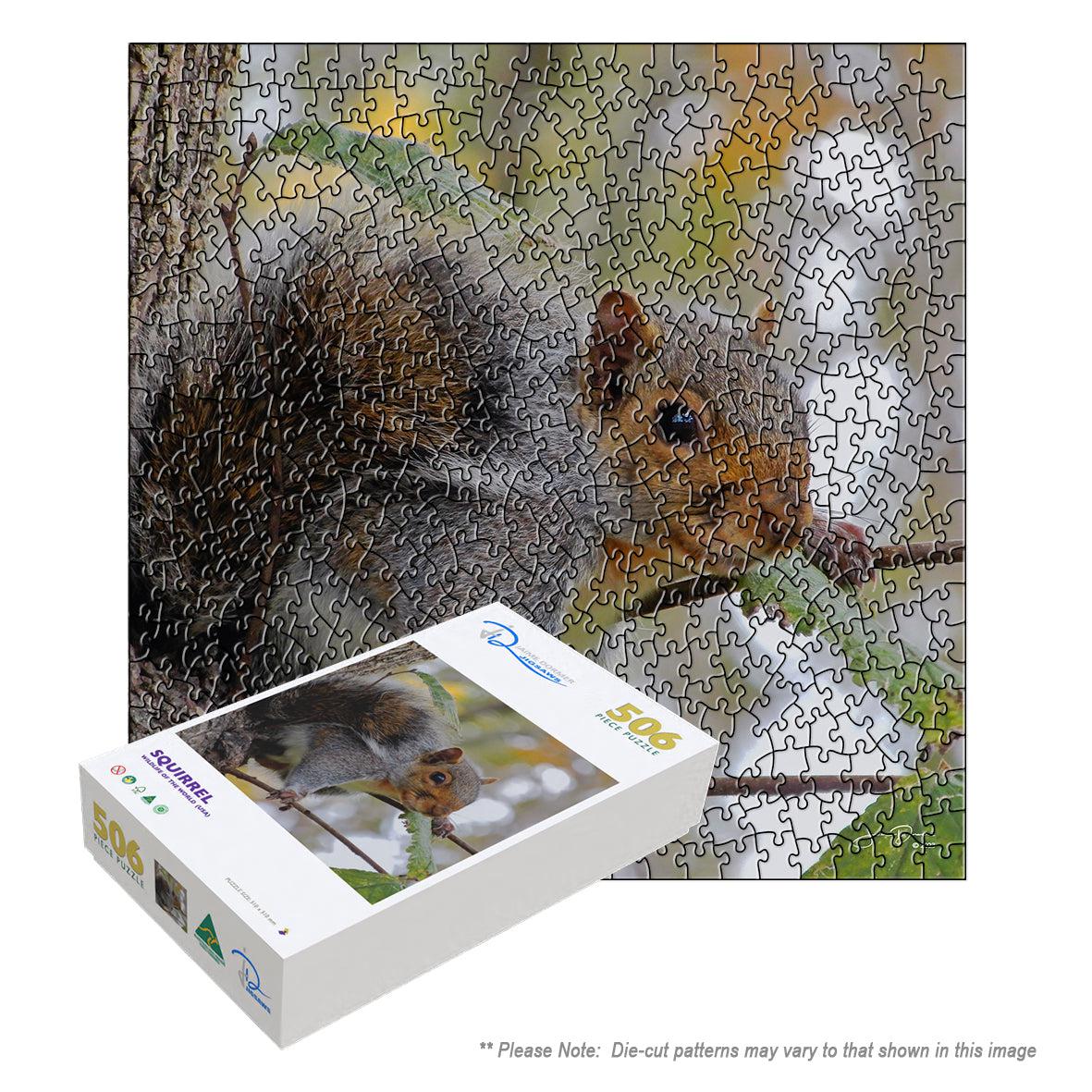 Wildlife - Squirrel (Square) - QPuzzles