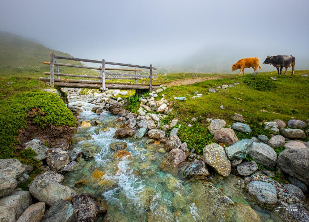 Bridge in the Mist (Landscape) - QPuzzles