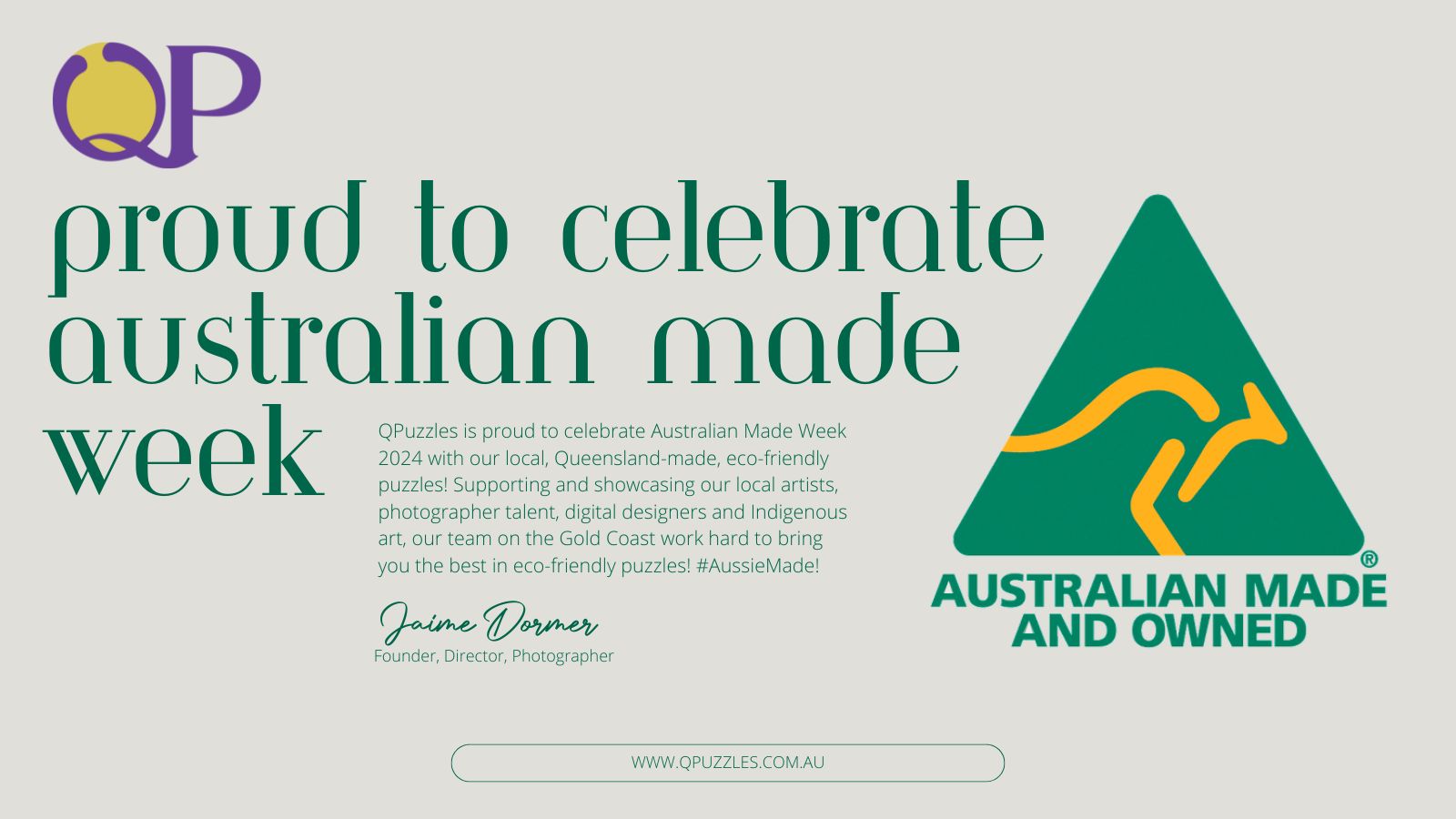 Celebrating Australian Made Week at QPuzzles - Puzzles Qld Pty Ltd