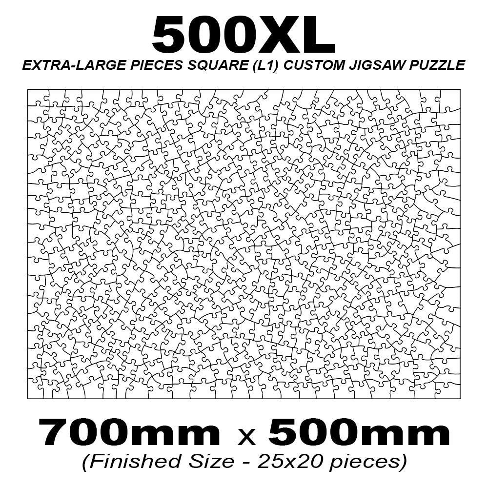 500XL Landscape Extra-Large Pieces (7to5) Custom Jigsaw 700x500mm (Ret ...