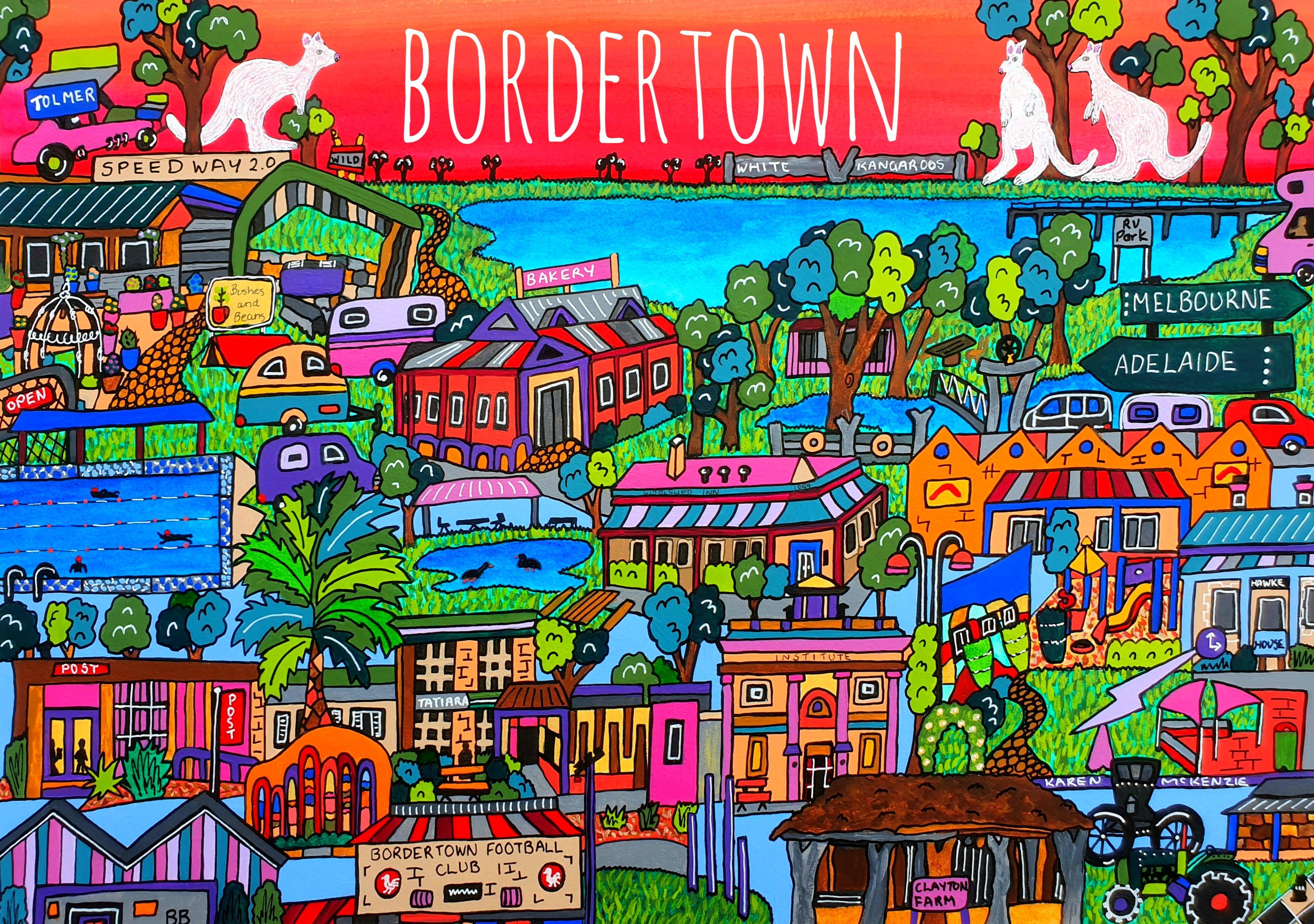 Bordertown (Landscape) - Puzzles Qld Pty Ltd