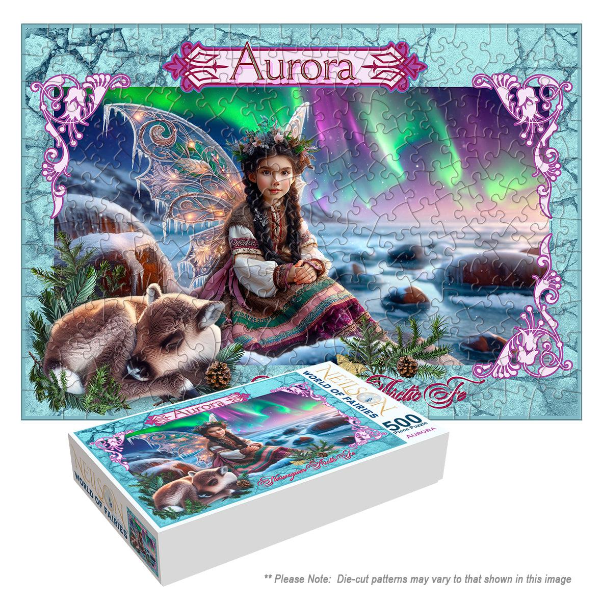 1000/500pc Aurora (Landscape) - QPuzzles