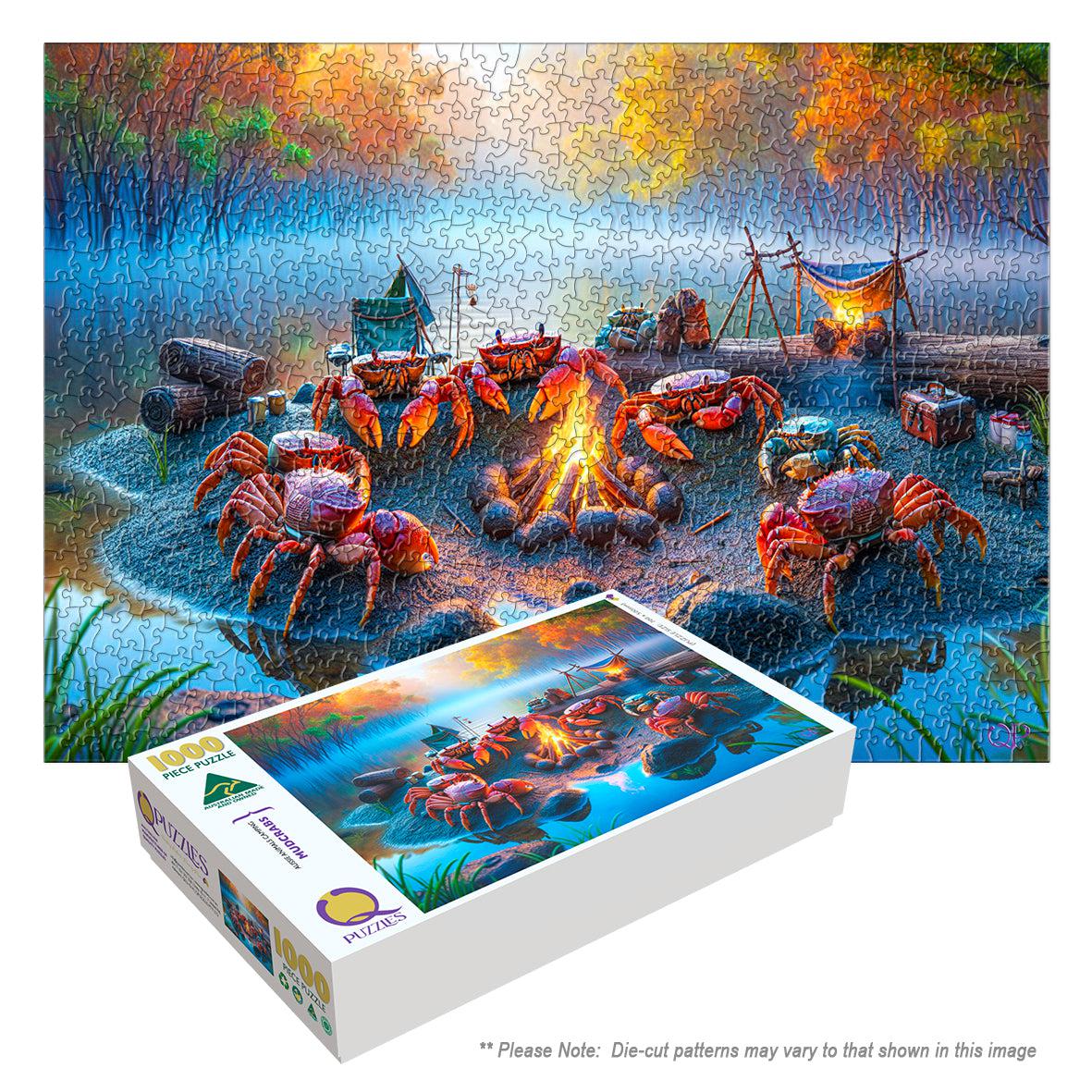 Aussie Animals Camping - Mudcrabs (Landscape) Jigsaw Puzzle - Puzzles ...