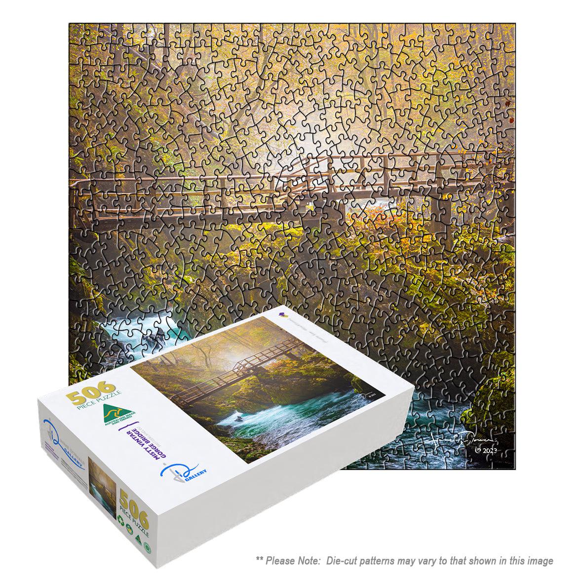 Misty Vintar Gorge Bridge (Square) - Puzzles Qld Pty Ltd
