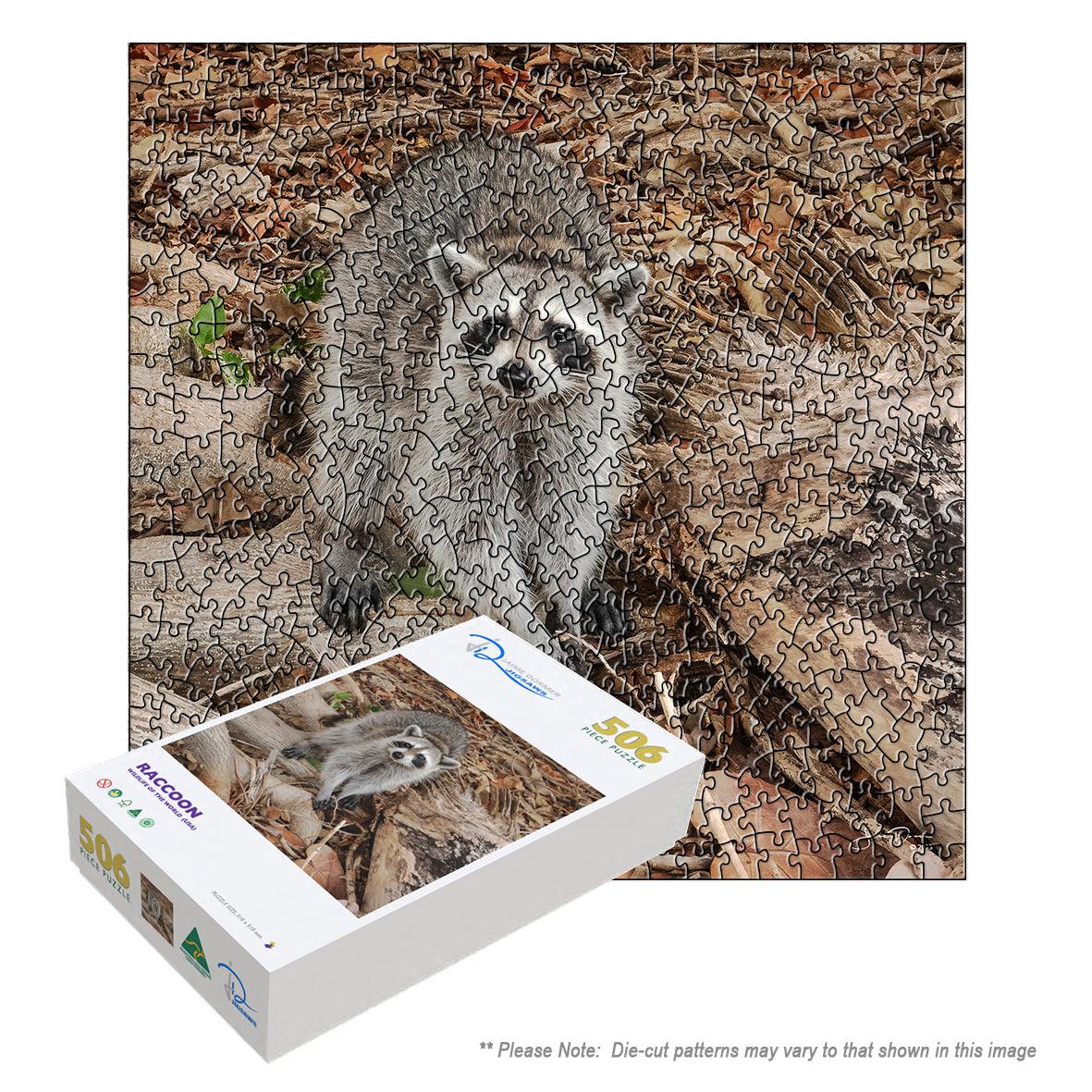 Wildlife - Raccoon (Square) - QPuzzles