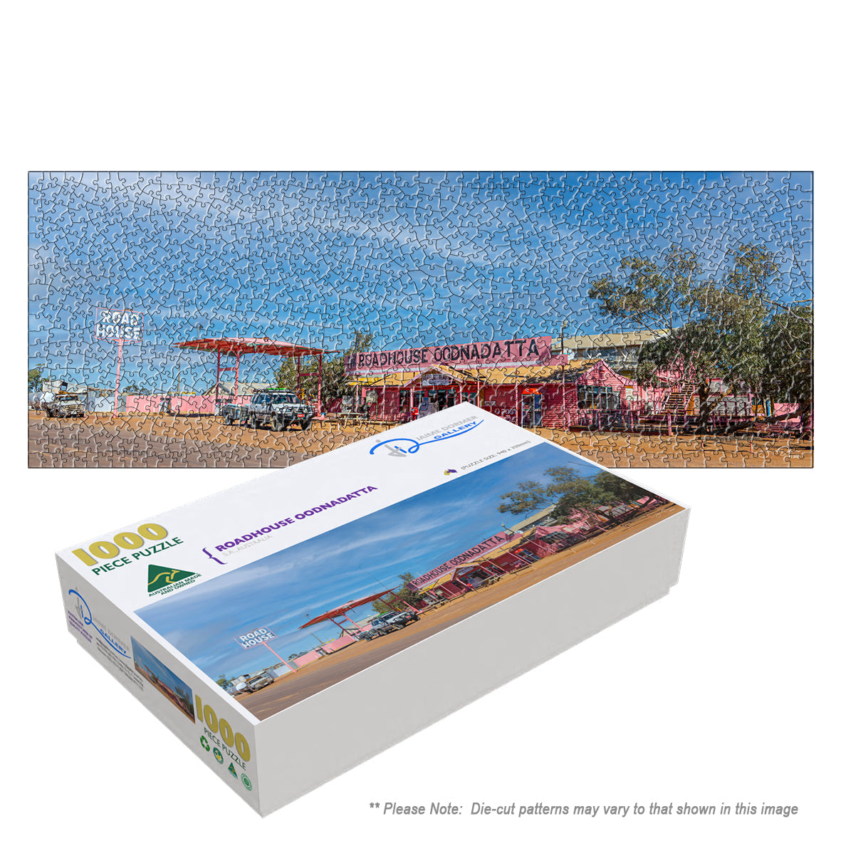 The Pink Roadhouse Oodnadatta (Panorama) - QPuzzles