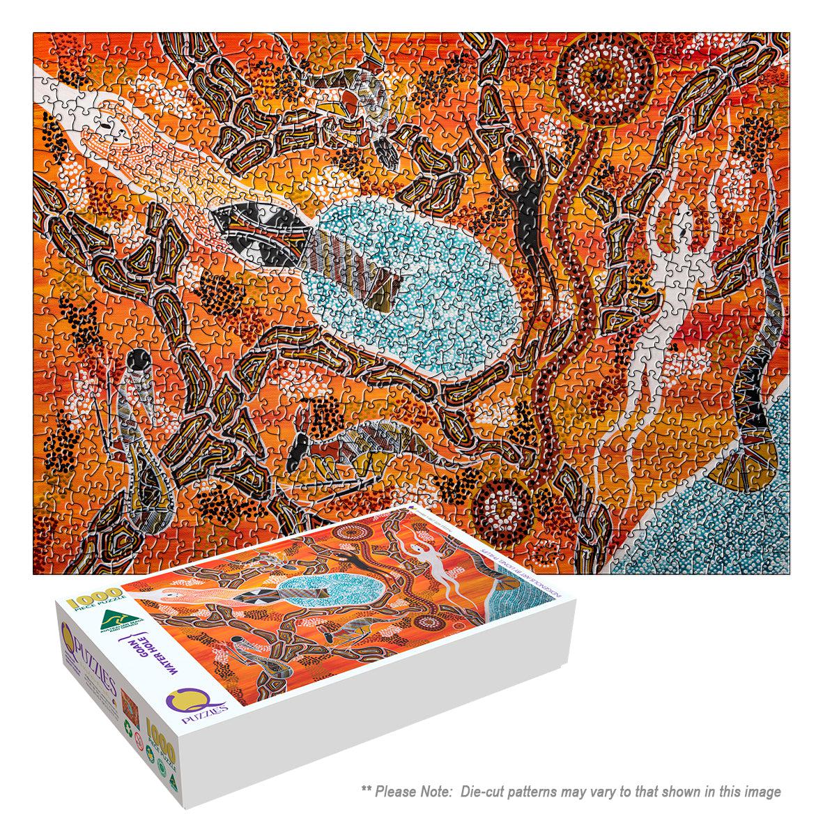 Goan Water Hole (Landscape) - Puzzles Qld Pty Ltd