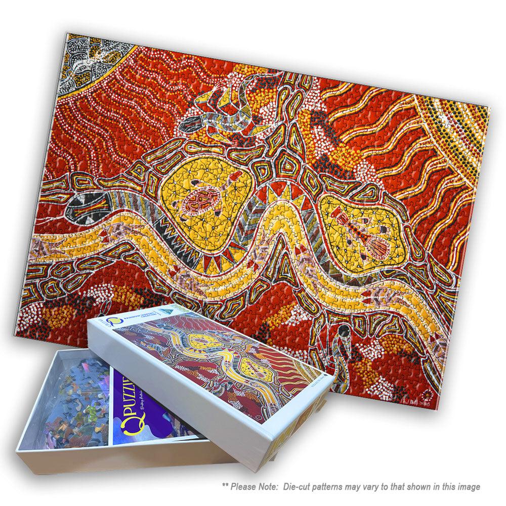 Rainbow Serpent Creation (Landscape) - QPuzzles