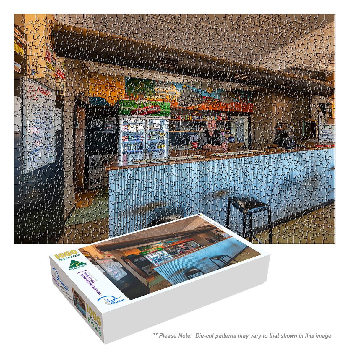 Transcontinental Hotel Bar Oodnadatta (Landscape) - Puzzles Qld Pty Ltd